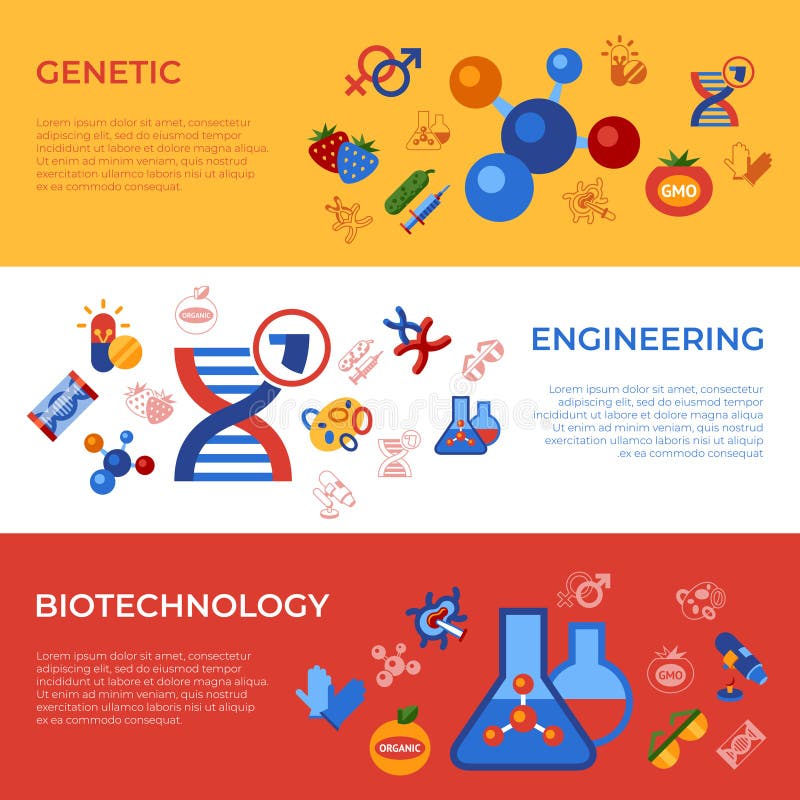 Digital Vector Genetic Engineering Technology Stock Illustration ...