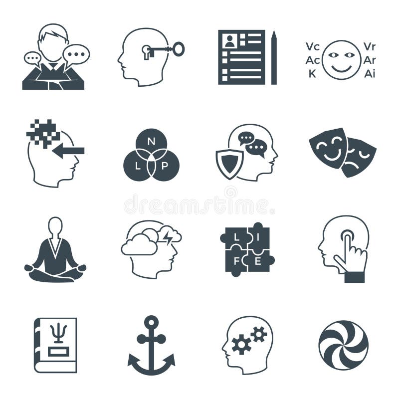 Nlp Neuro Linguistic Programming Concept With World Map And Cyberspace Background Vector