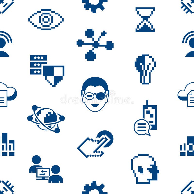 Digital Vector Pixel Art Digital Technology Stock Illustration ...