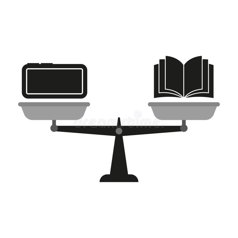 Modern Scales. Flat Button with Scales. Vector Illustration. Stock ...