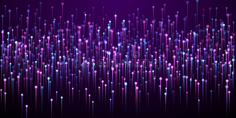 Digital Vertical Line Beams Speed Motion Vector. Stock Vector ...