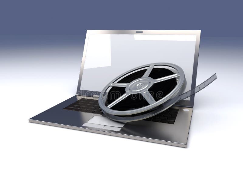 Digital Video stock illustration. Illustration of slide - 15785835