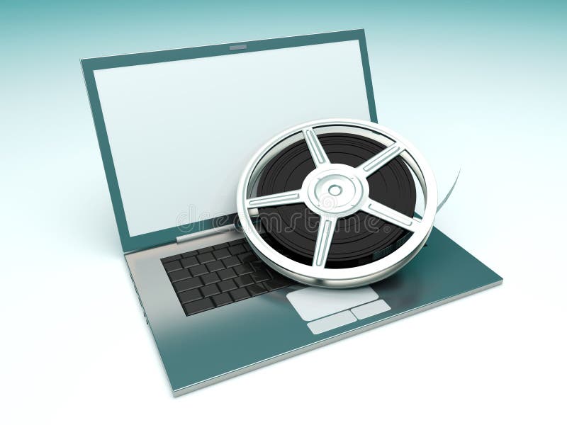 Digital Video stock illustration. Illustration of slide - 15785835