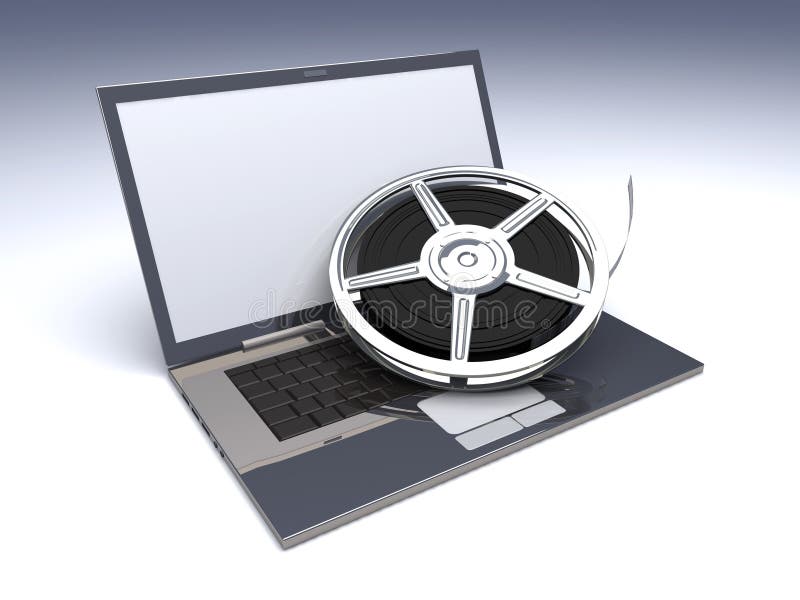 Digital video player stock illustration. Illustration of play - 16366495