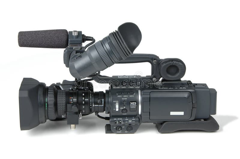 ENG camera stock image. Image of gear, production, broadcast - 12497241