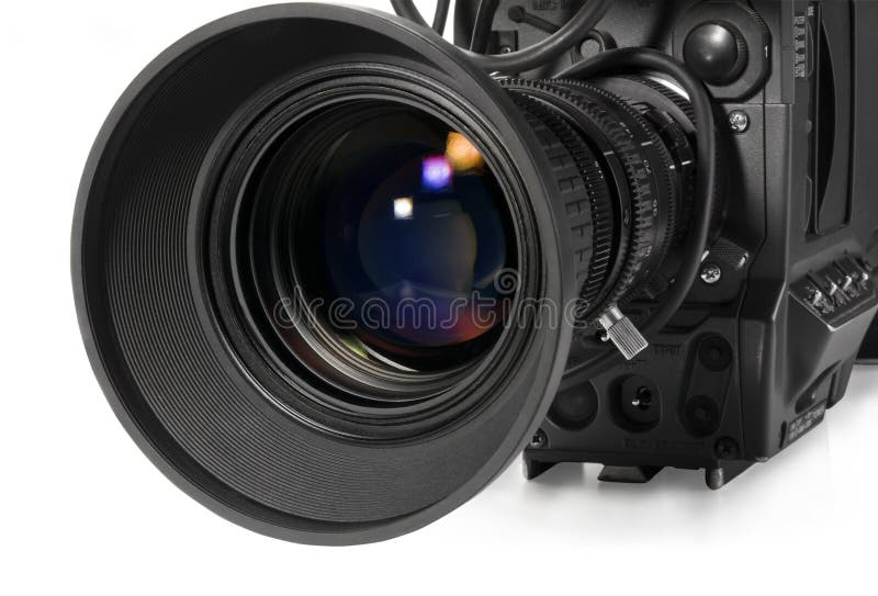 Digital Video Camera (Detail Front-Side View) Stock Photo - Image of ...