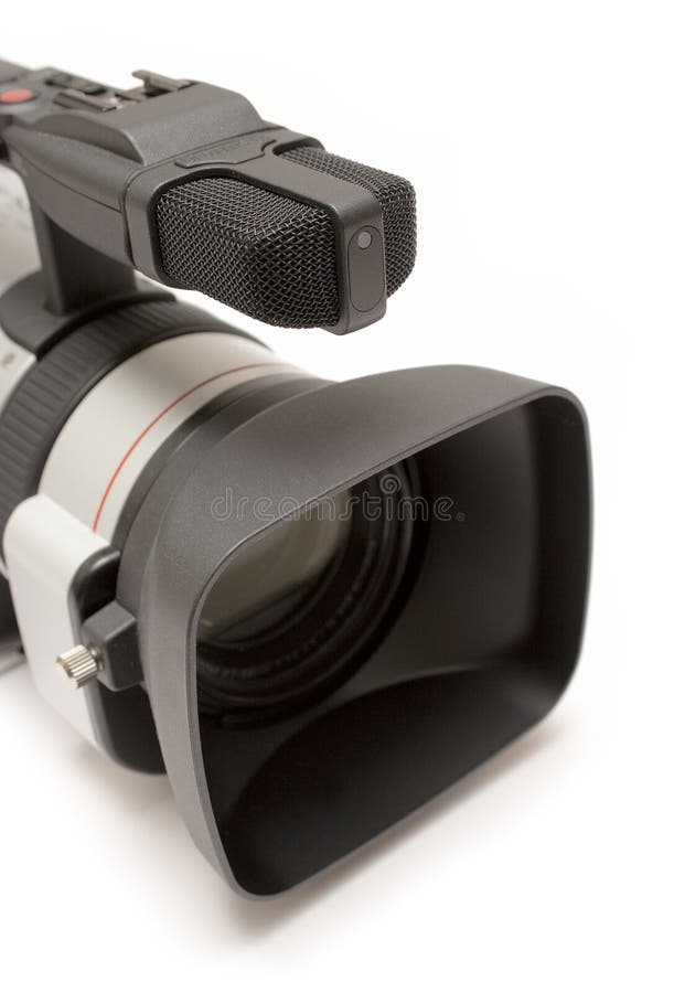 Digital Video Camera (Detail Top-Front View) Stock Image - Image of ...