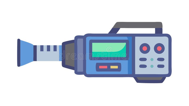Digital Video Camera Recorder, for Portable Media Capture, Vector ...