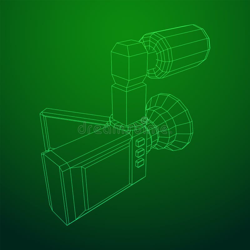 Digital Video Hand-held Camera with Rotating Screen and External ...