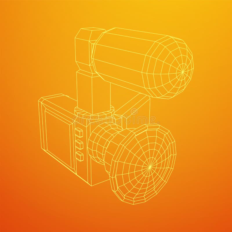 Digital Video Hand-held Camera with Rotating Screen and External ...