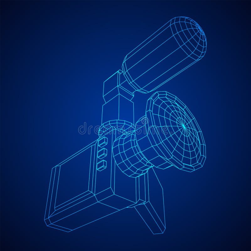 Digital Video Hand-held Camera with Rotating Screen and External ...