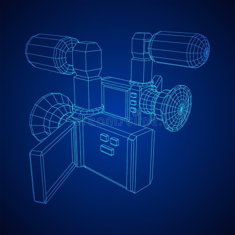 Digital Video Hand-held Camera with Rotating Screen and External ...