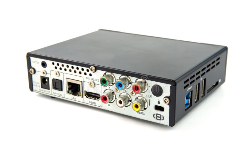 Desktop computer rear stock image. Image of card, isolated - 8949645