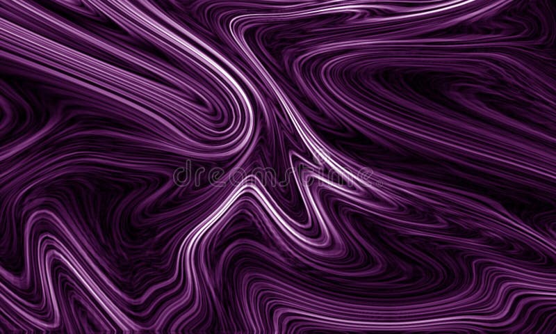 Digital Violet Abstract Background with Liquify Flow Stock Illustration ...