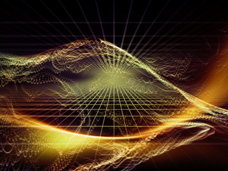 Digital Virtual World stock illustration. Illustration of laboratory ...