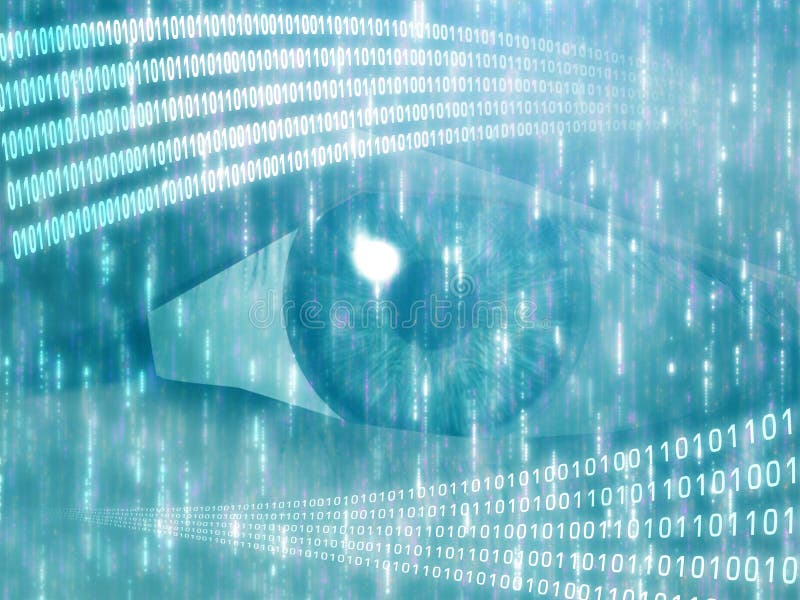 Digital vision stock illustration. Illustration of cyberspace - 6152427