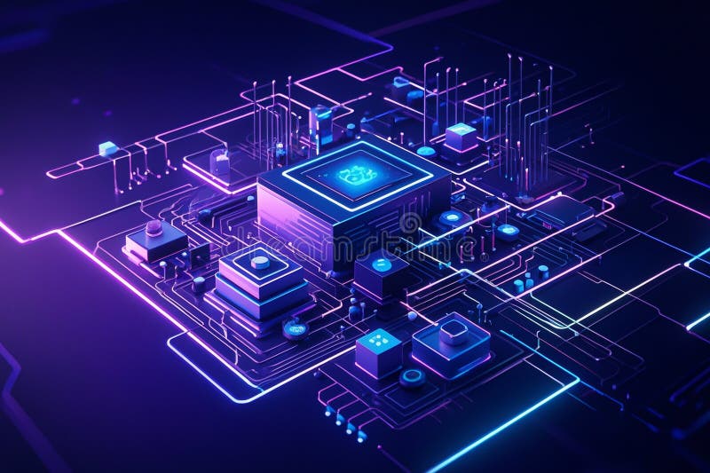 Digital Visualization Of Ai Algorithms Featuring Linked Nodes And 8354