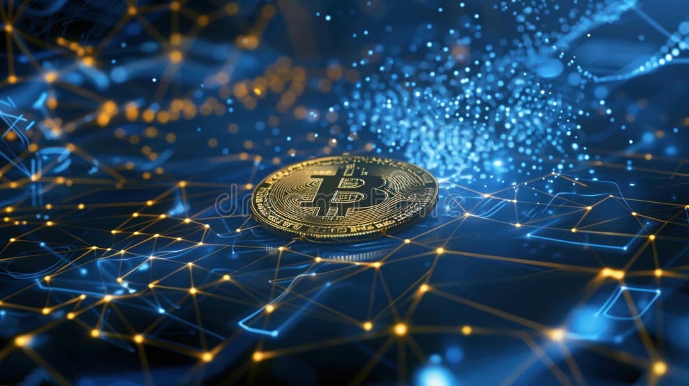 Digital Visualization of AI Powered Crypto Analytics and Data Trends ...