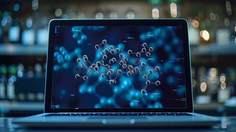 Digital Visualization of a Breakthrough Medications Molecular Structure ...