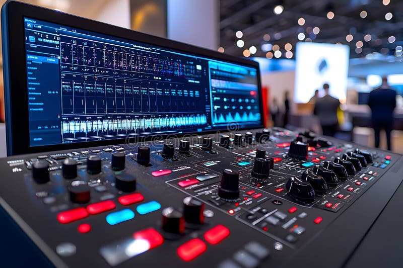 Digital Voice Generator Interface Showcasing Advanced Audio Synthesis ...