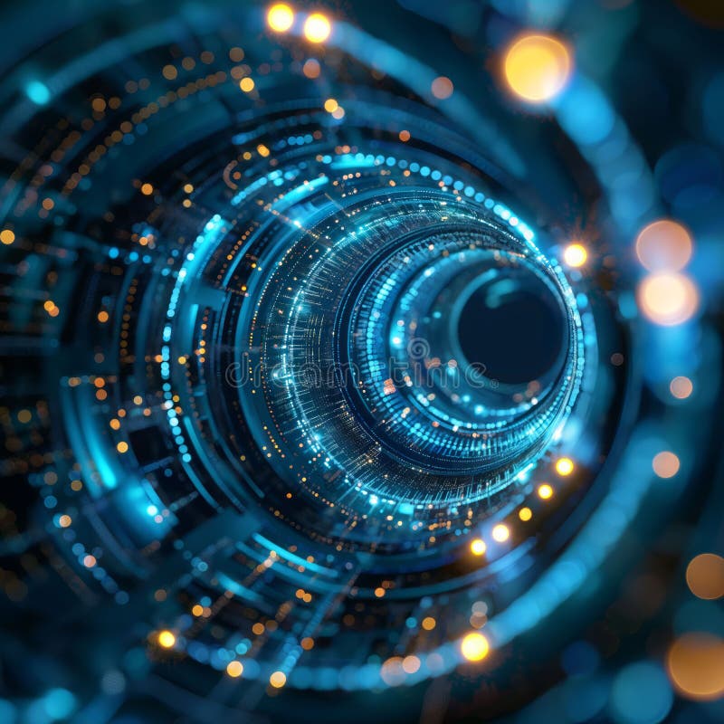 Digital Vortex of Blue Lights Stock Photo - Image of effect, blue ... Digital Vortex of Blue Lights Stock Photo - Image of effect, blue ...