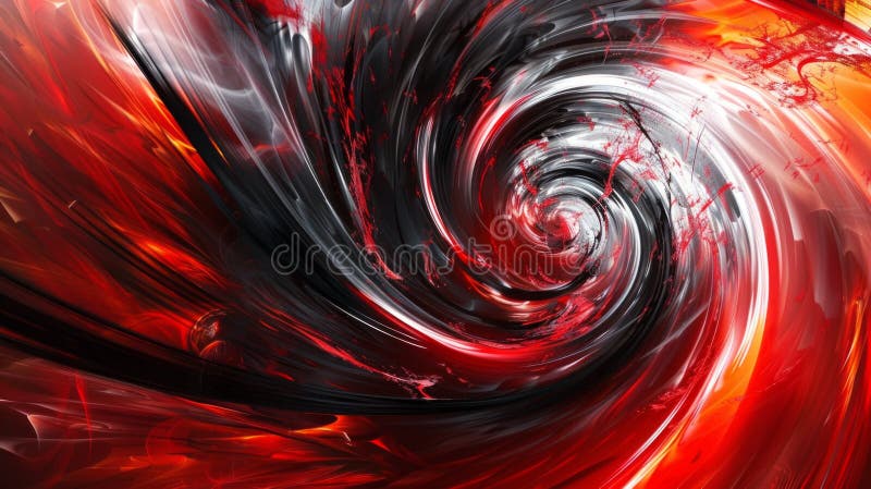 Digital Vortex of Cybersecurity Threat Abstract Stock Image - Image of ...