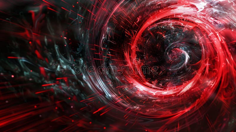 Digital Vortex of Cybersecurity Threat Abstract Stock Image - Image of ...