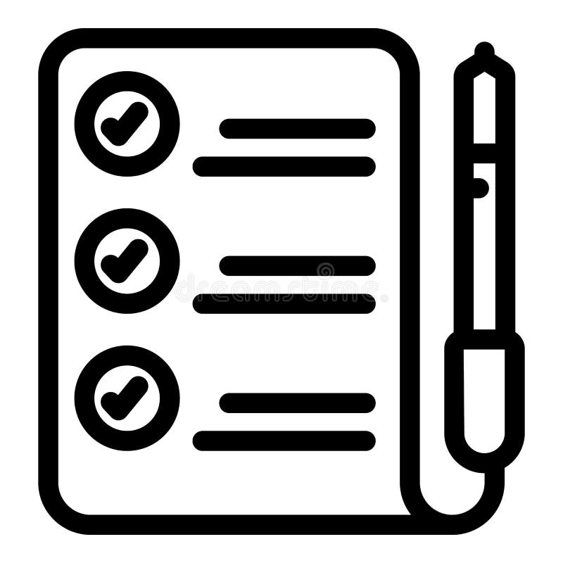 Digital Vote Icon Outline Vector. Election Poll Stock Vector ...