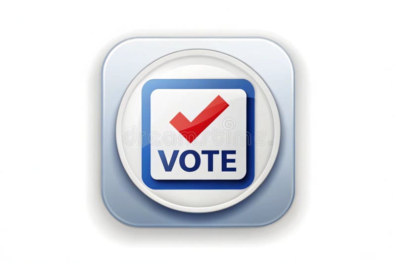 Digital Voting Machine with a Clean Interface, Symbolizing Modern ...