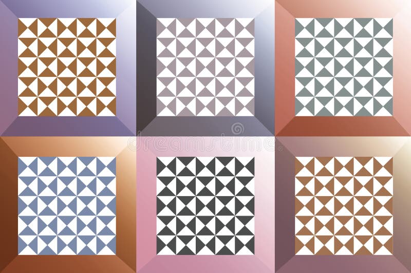 Digital Wall Tiles Background Stock Illustration - Illustration of ...