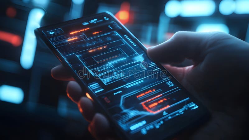 Close-up of a Smartphone Screen Showing a Digital Wallet Stock ...