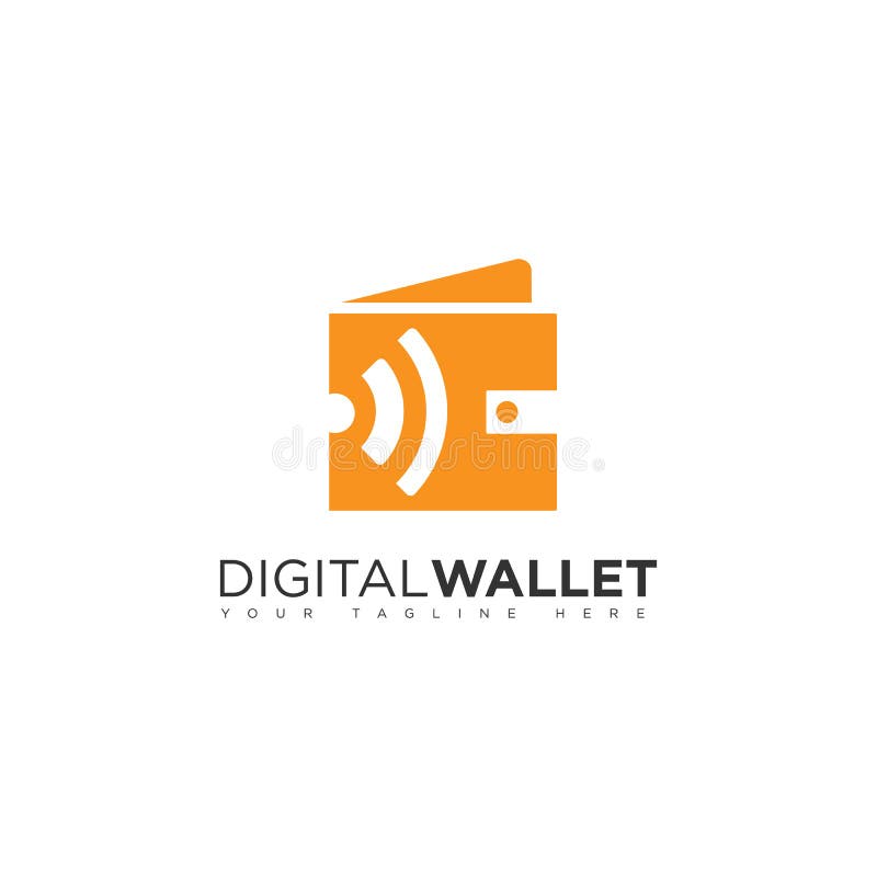 Digital Wallet E Payment Logo Design Stock Vector - Illustration of ...