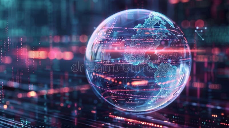 A Digital Wallet Floating Inside a Spherical Bubble with Multiple ...