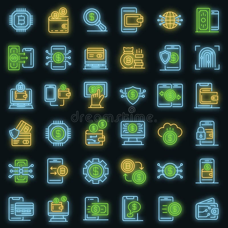 Wallet icons stock vector. Illustration of design, monetary - 41624955