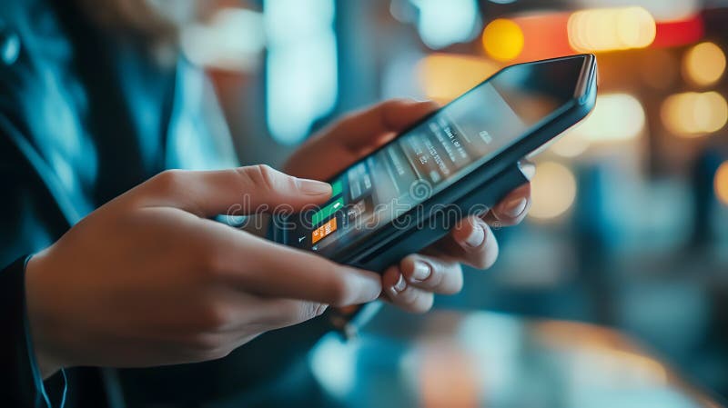 Digital Wallet Interface with Loyalty Points Stock Illustration ...