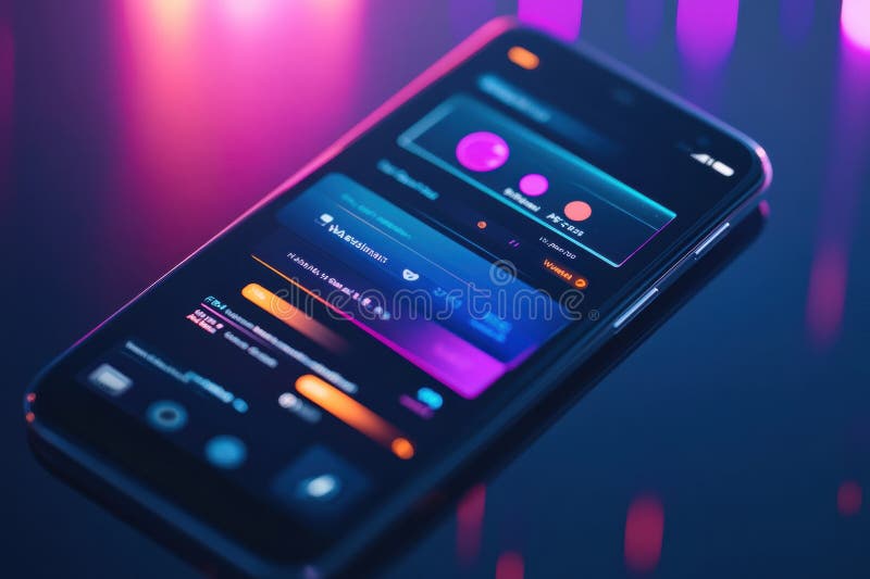 Digital Wallet Interface on Smartphone Screen Showcasing Transaction ...