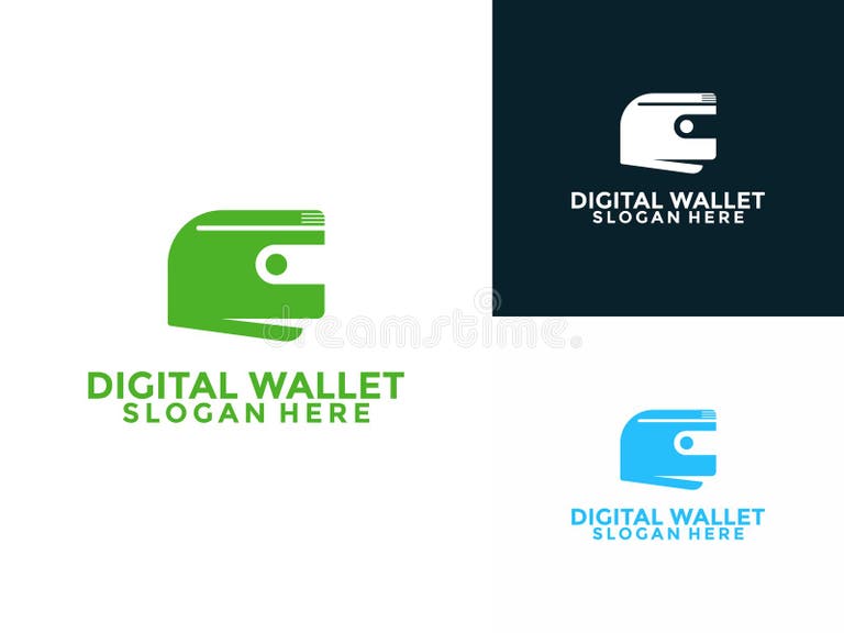 Digital Wallet Logo Design Template, Wallet Money Logo Design Vector ...