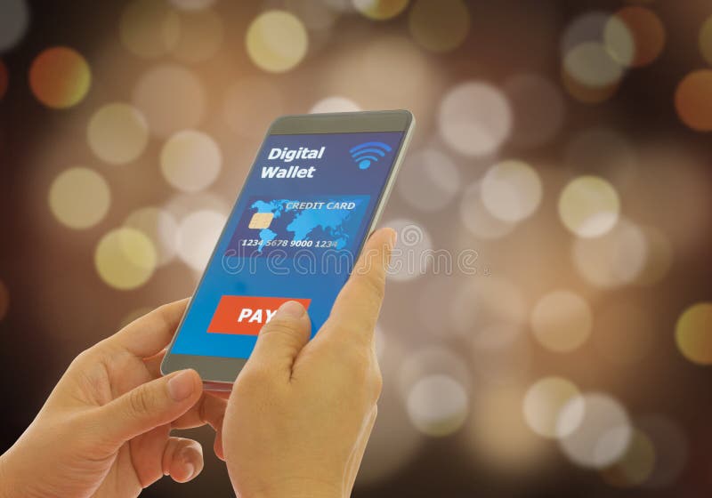 Digital wallet stock photo. Image of scan, retail, mobile - 83736888