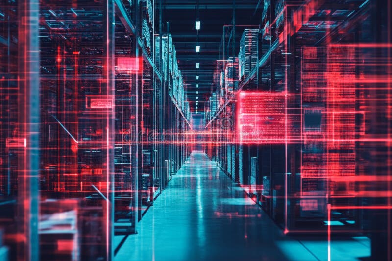 Digital Warehouse Electronic Grids Stock Photos - Free & Royalty-Free ...