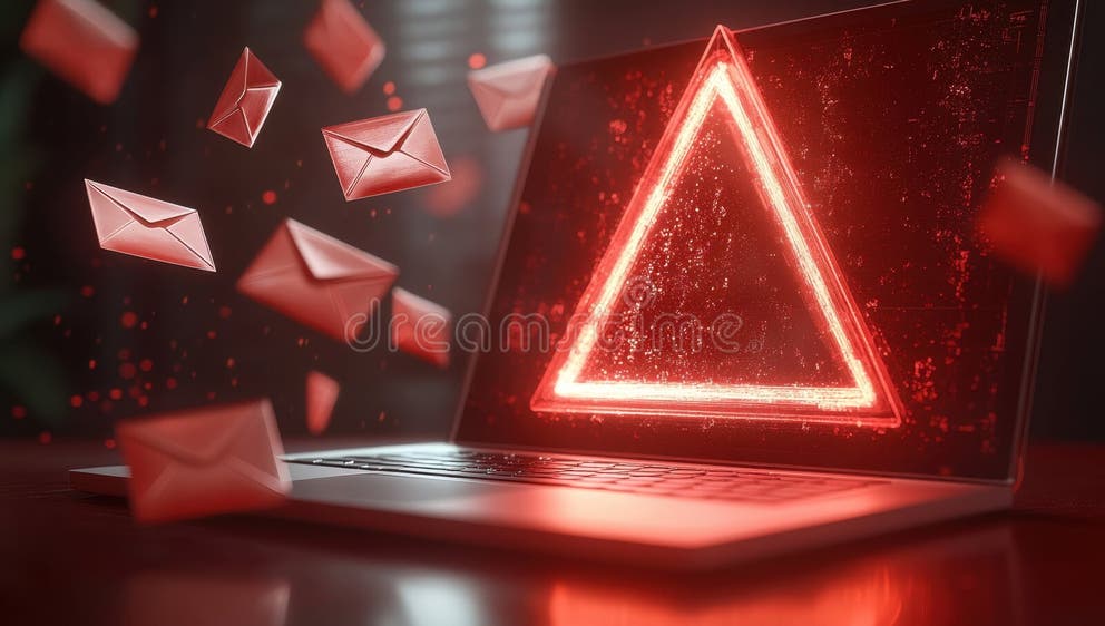 Digital Warning Sign Highlights Risks of Cyber Attacks and Unauthorized ...