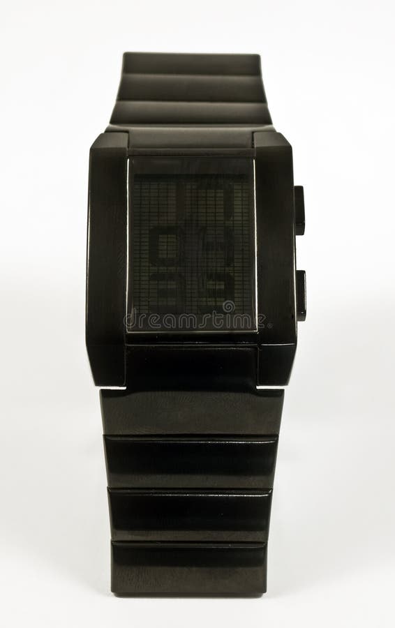 Digital Watch stock image. Image of black, electronics - 13159915