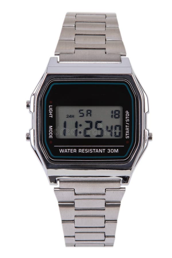 Digital watch stock image. Image of hour, number, gift - 269055427