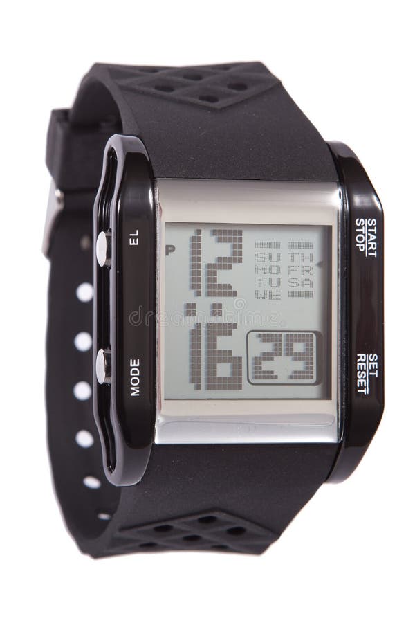 Digital watch stock photo. Image of fashion, object - 269055444