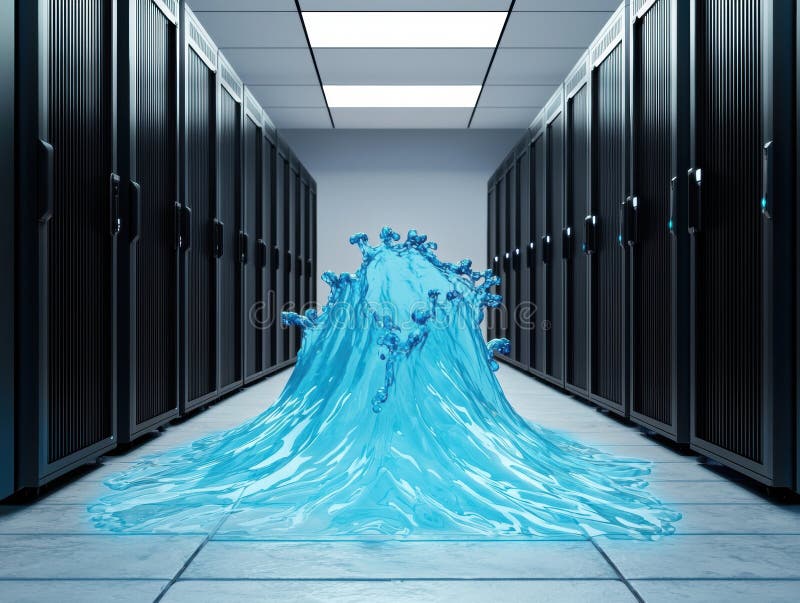 Digital Water Splashes with Virus-like Particles Flow through Data ...