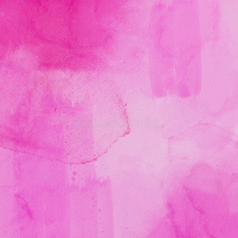 Digital Watercolor Design in Pink Stock Illustration - Illustration of ...