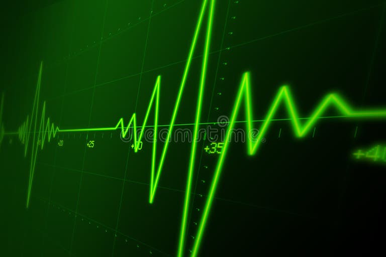 Digital Wave Pulse Green Black Gradient Background Stock Photos - Free ...