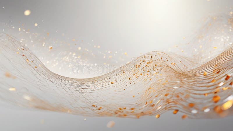 Digital Wave: an Abstract Wave of Binary Code, Pixels, and Geometric ...