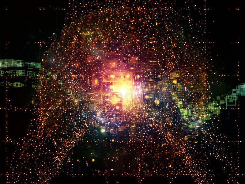 Digital Wave stock illustration. Illustration of computation - 218180398