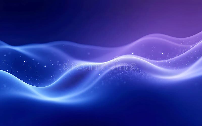 A Digital Wave Pattern in Gradient Shades of Blue and Purple, Creating ...