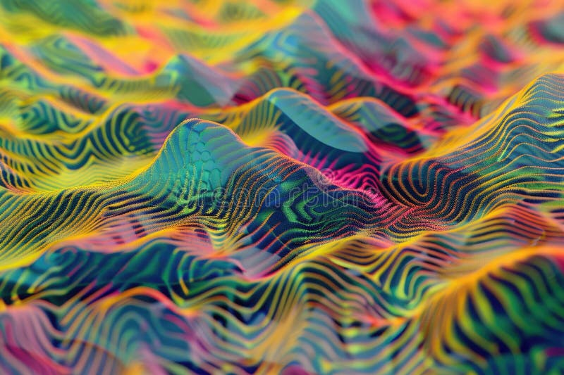 Digital Wave Represents Creativity and Innovation in the Future with ...